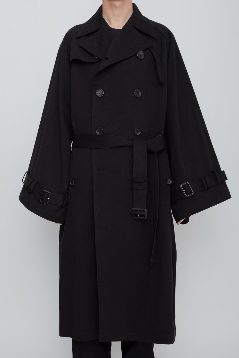 N-SLEEVE TRENCH COAT / BLACK – RAINMAKER KYOTO